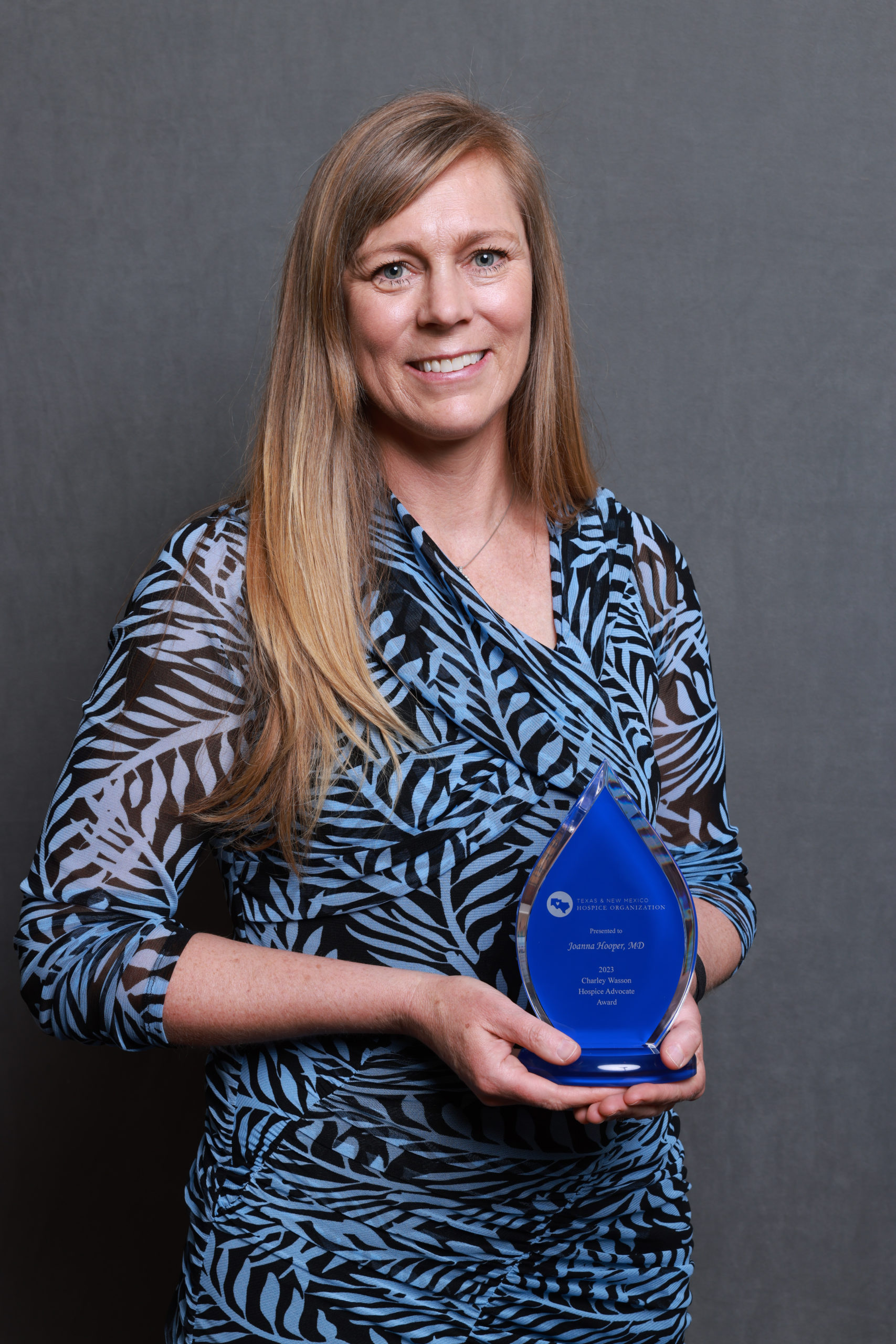 Joanna Hooper Receives the Charley Wasson Hospice Advocacy Award ...